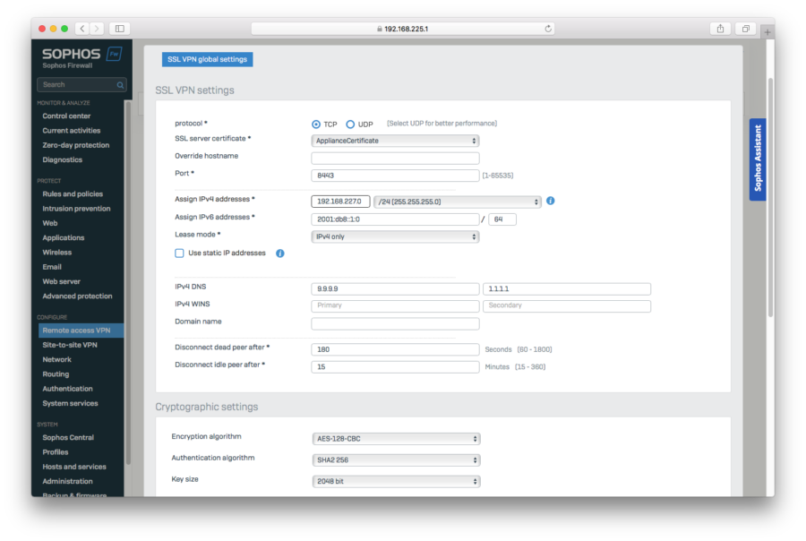 VPN for Sophos XGS Firewall: 3 Easy Steps to Set Up IPsec & SSL