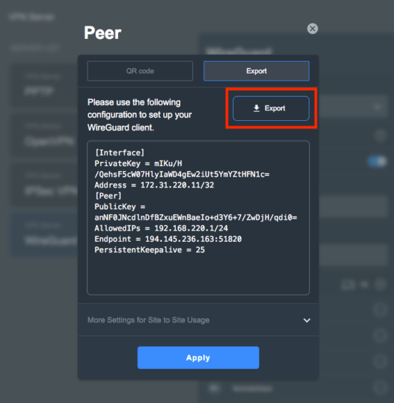 Configure VPN for an ASUS Router