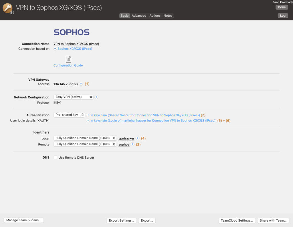 VPN für eine Sophos XGS Firewall einrichten – VPN Tracker Blog