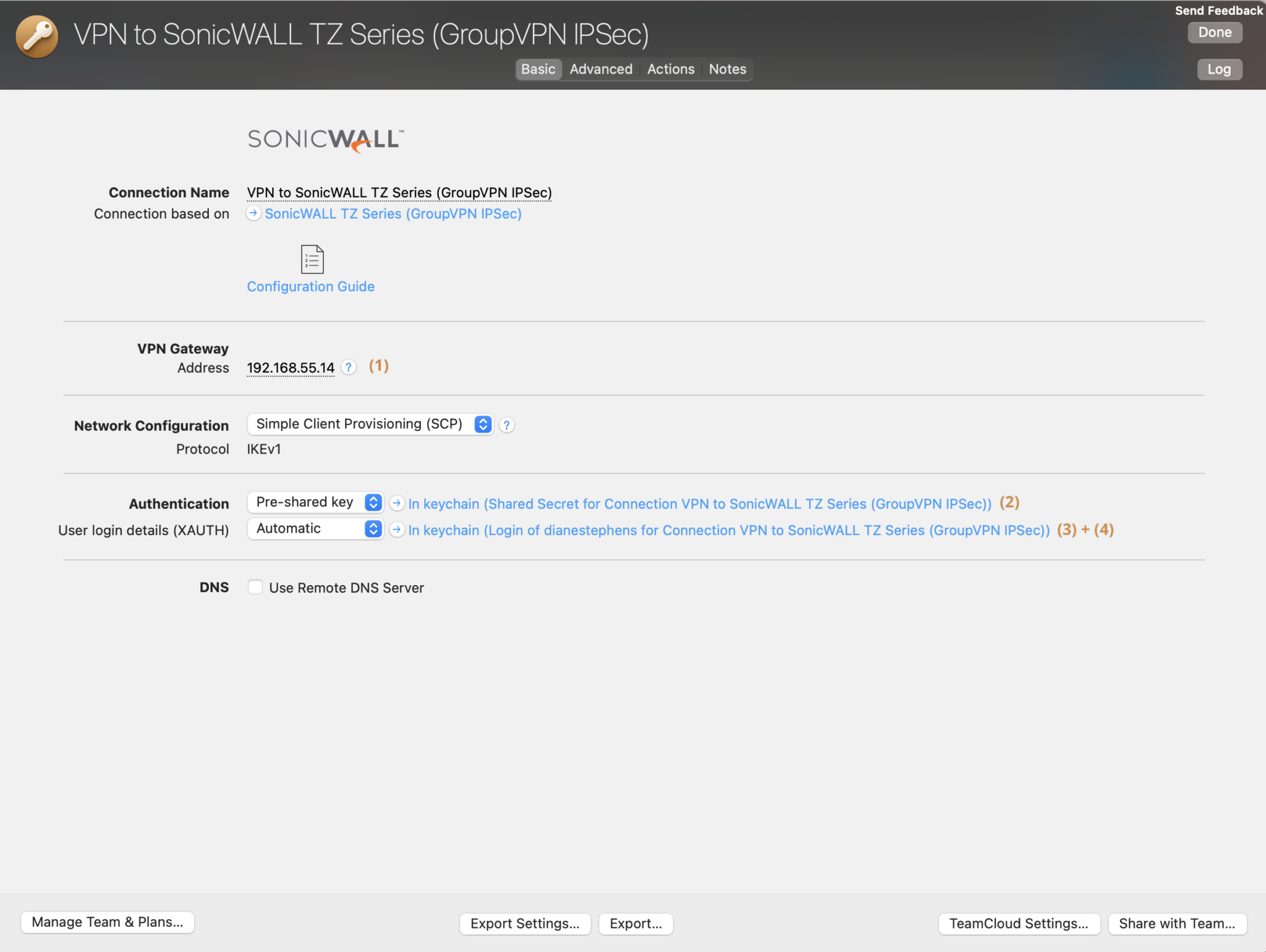 Configure VPN for a SonicWall Next-Generation Firewall – VPN Tracker Blog