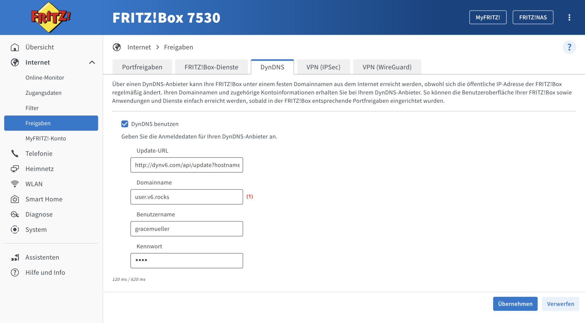 VPN für einen FRITZ!Box Router konfigurieren