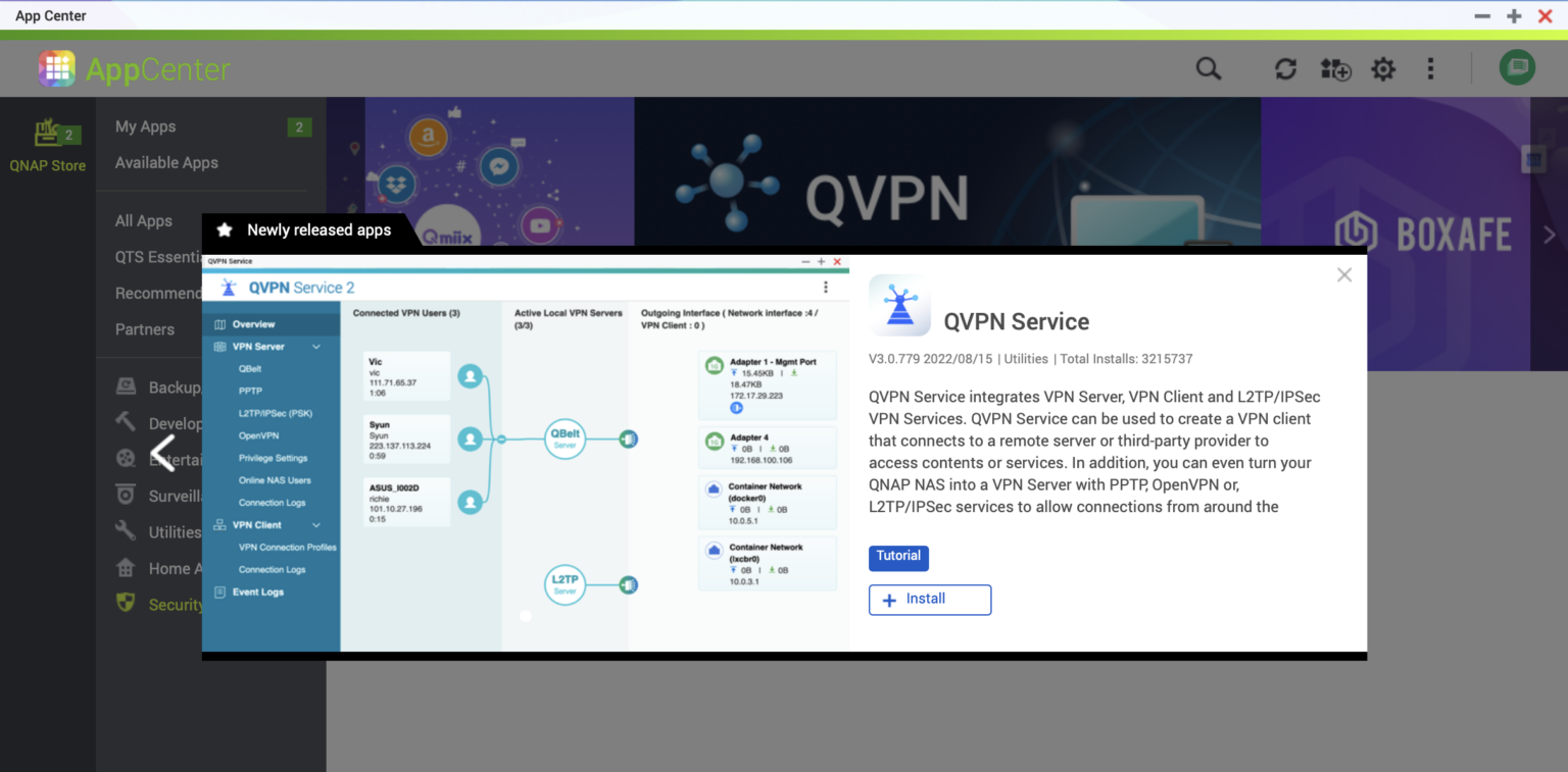 How to Configure QVPN for QNAP NAS