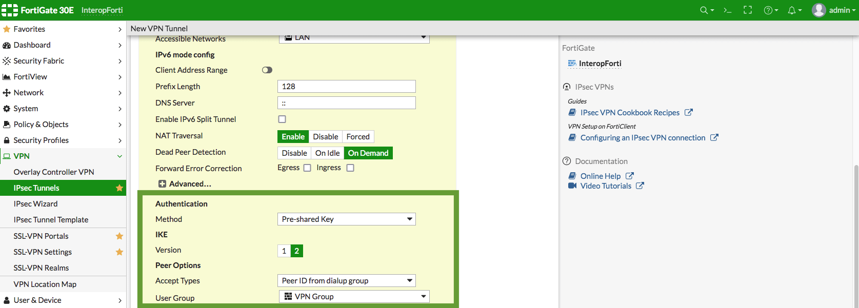 FortiGate VPN Setup: Device Setup and Troubleshooting Guide
