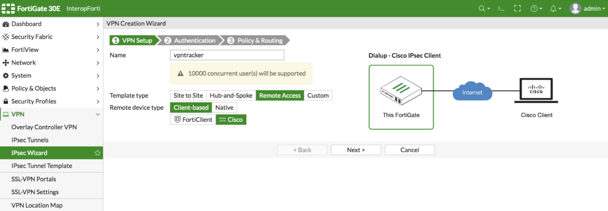 FortiGate VPN Setup: Device Setup and Troubleshooting Guide