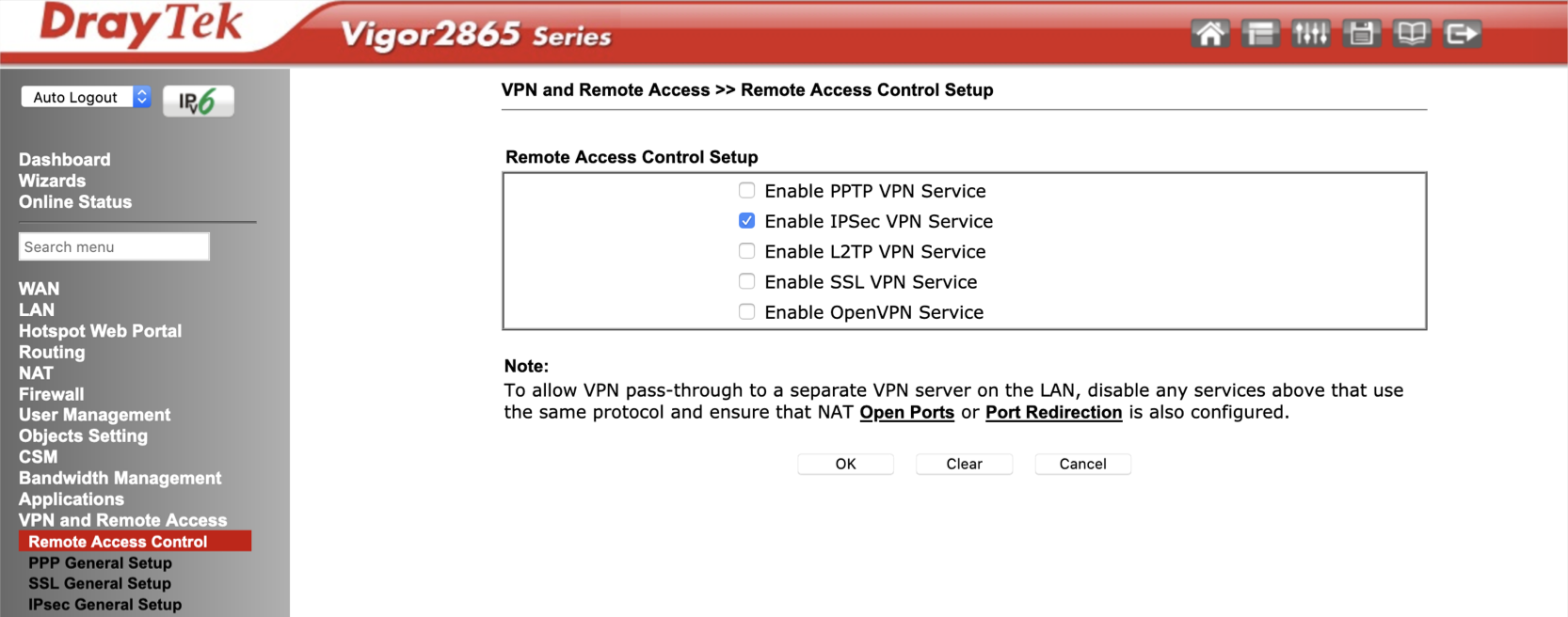 How to set up IPsec VPN for a DrayTek Vigor Router