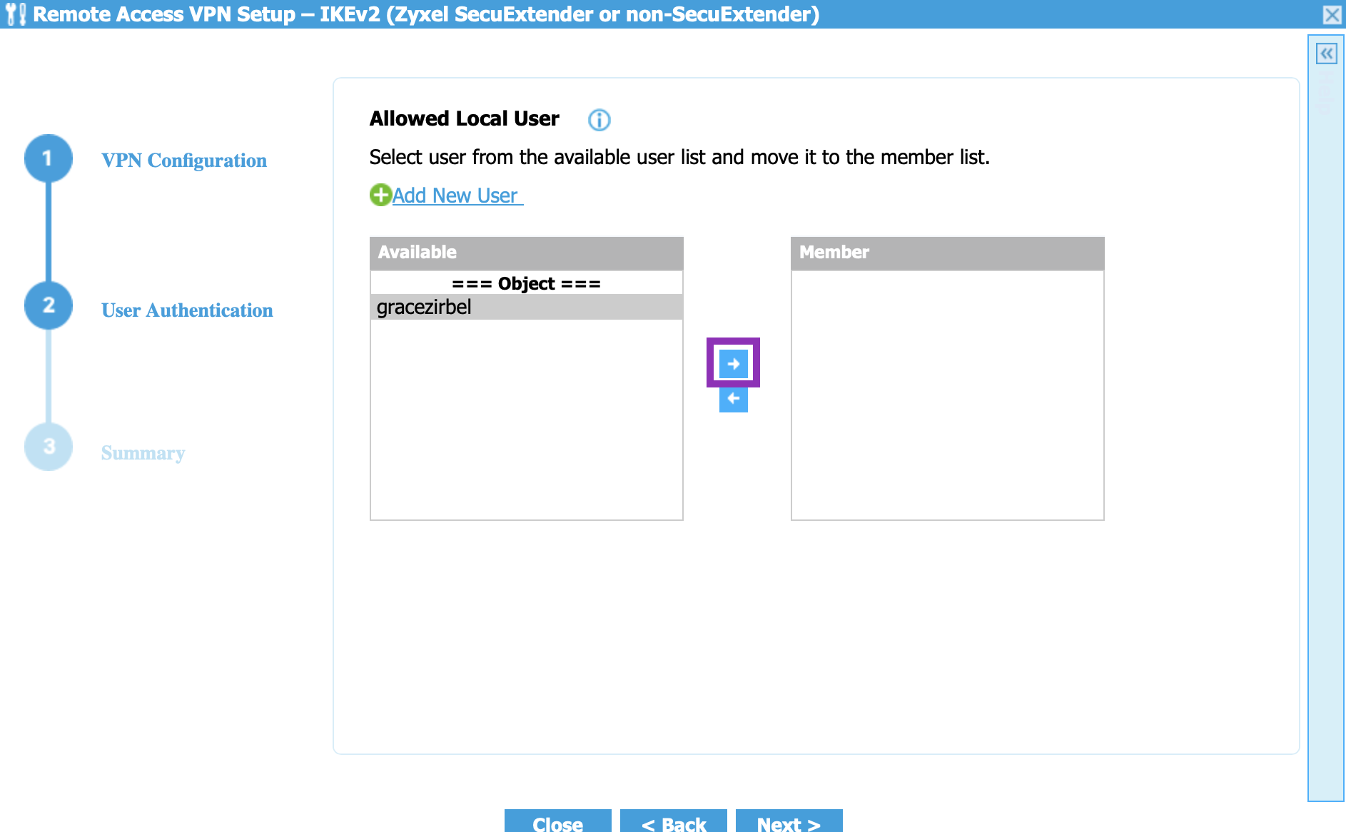 Set up IKEv2 VPN for a Zyxel USG Flex Firewall